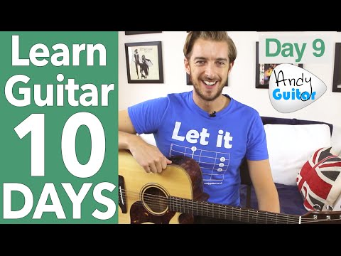 Day 9 - Full C chord and 'Hey Ya' by Outkast | Andy Guitar